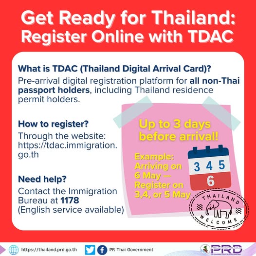 Get Ready for Thailand: Register Online with TDAC